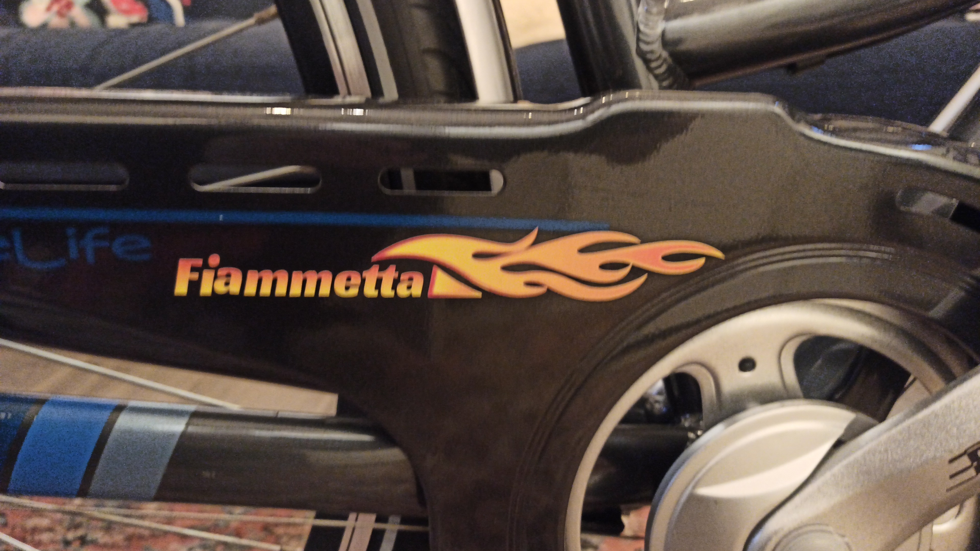 Personalised Ferrari font name car sticker - TenStickers