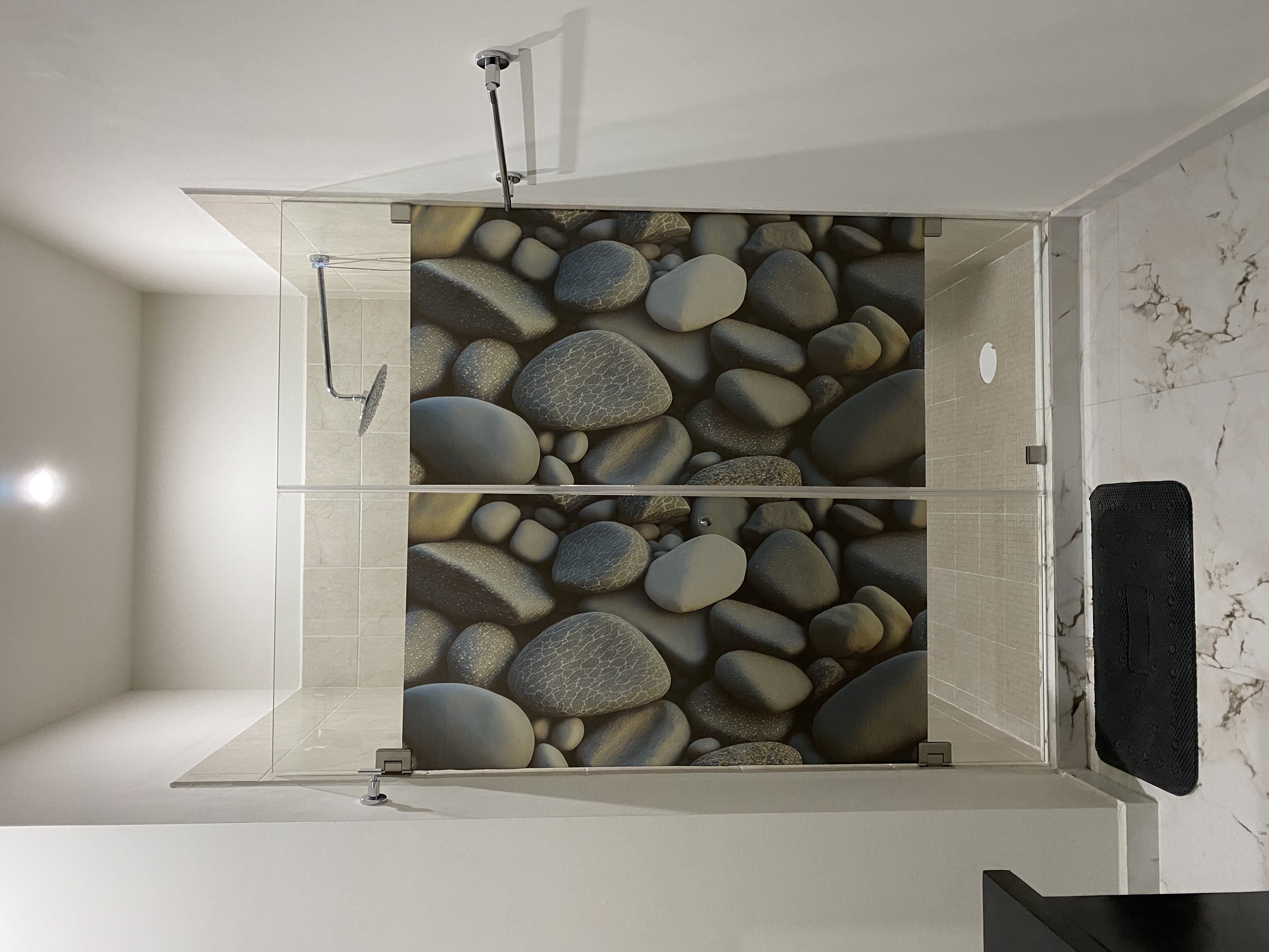 Havets sten brusekabine sticker - TenStickers