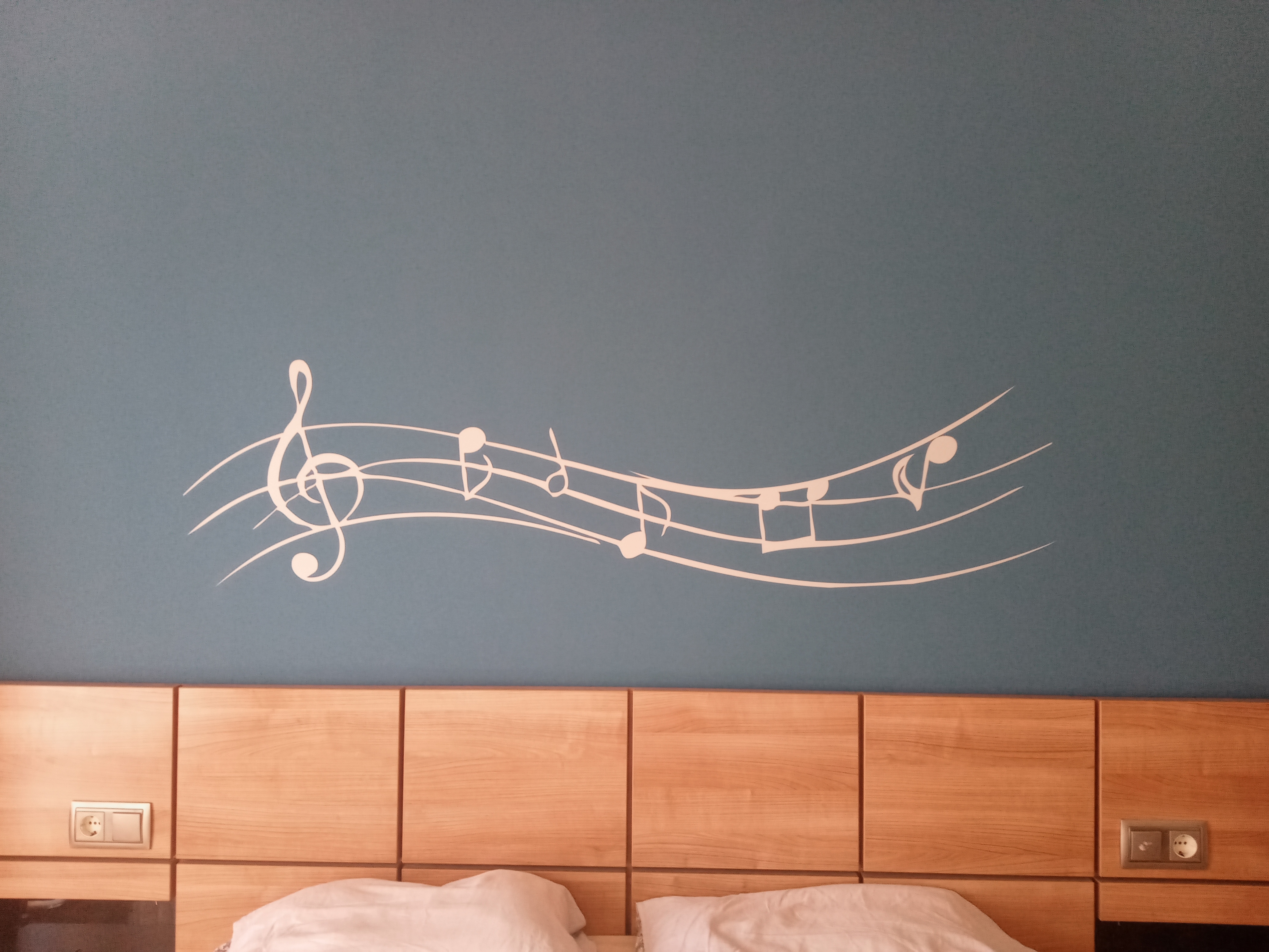 Sticker décoratif partition musicale - TenStickers