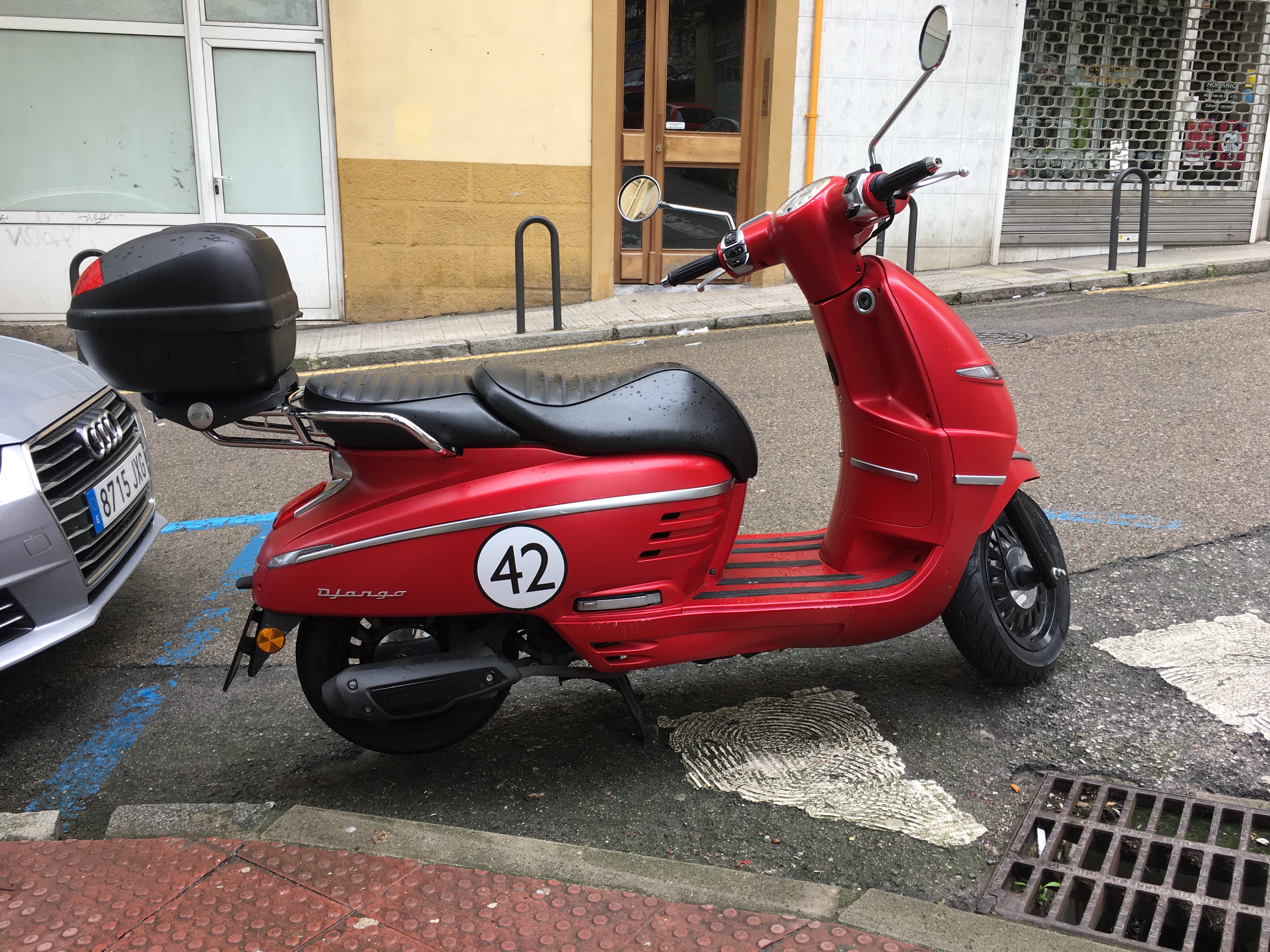 Custom number car sticker - TenStickers