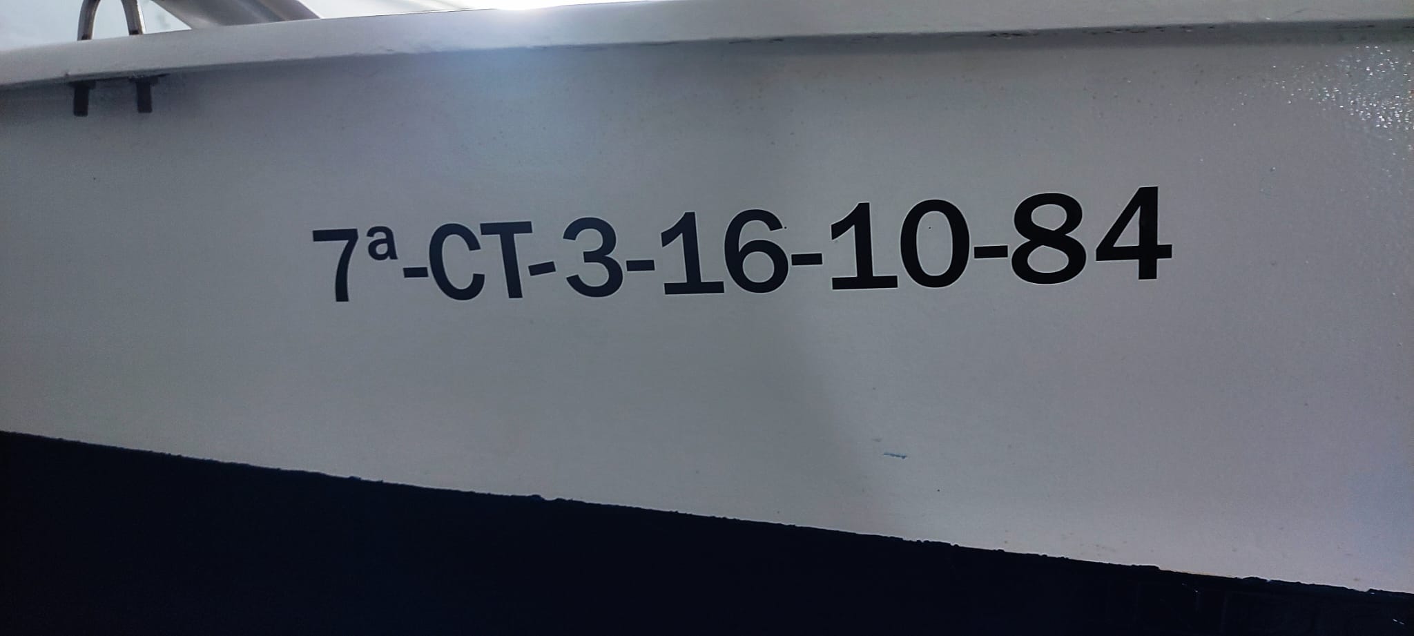 customizable vessel registration nautical decal - TenStickers