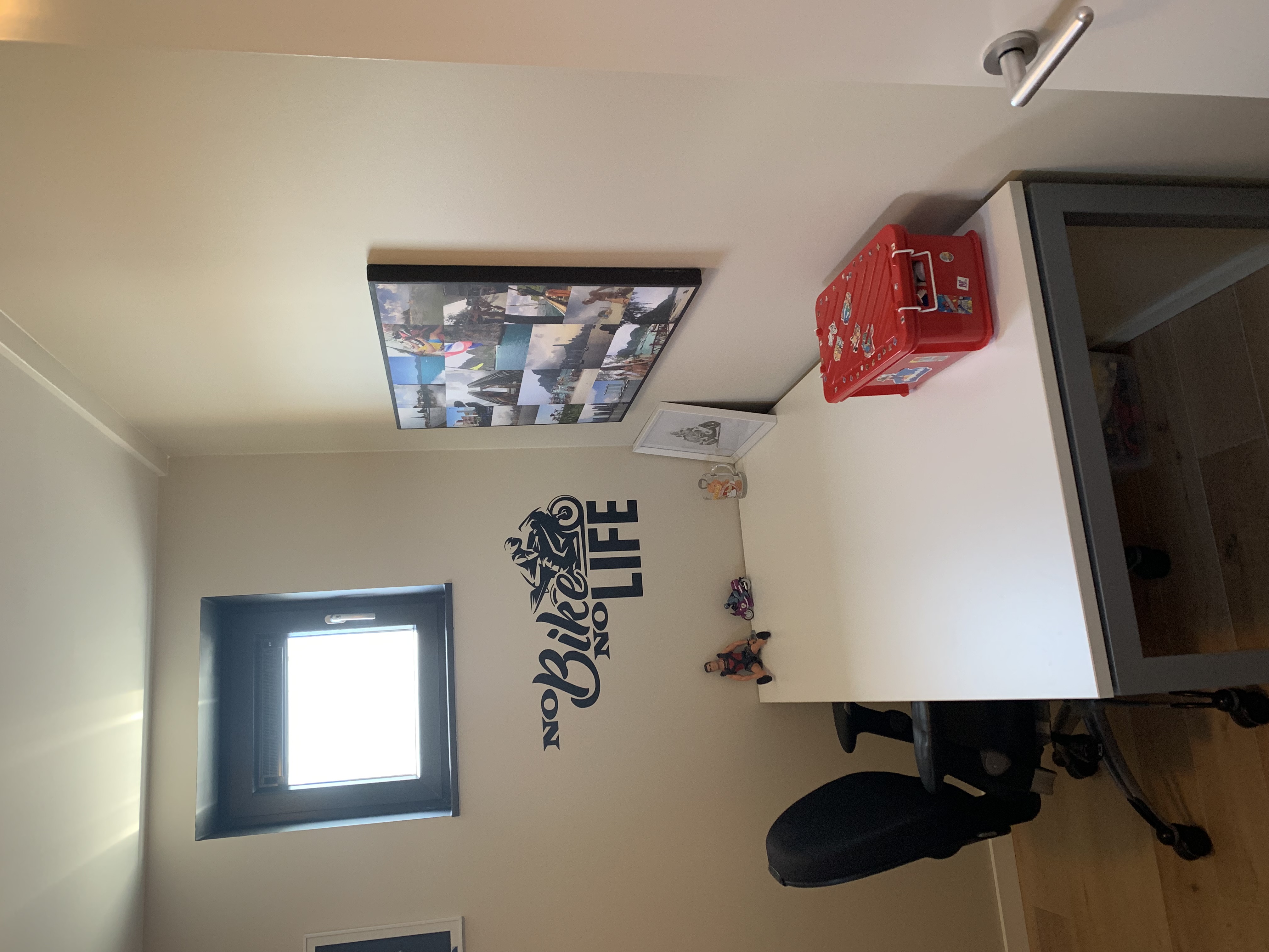 Sticker garage Pas de moto pas de vie - TenStickers