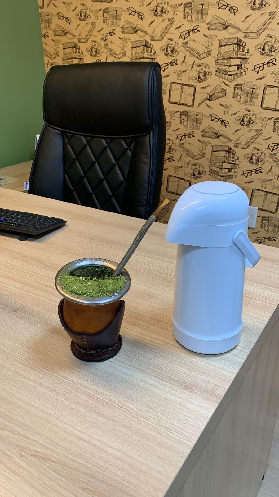 Old Library Best office wallpaper - TenStickers