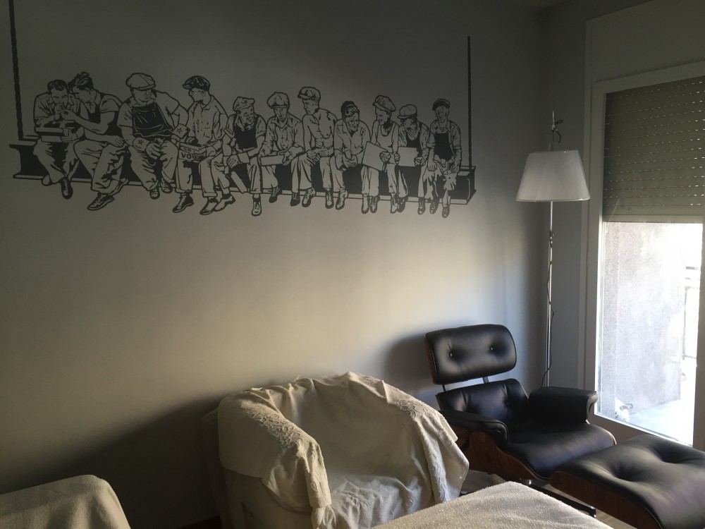 Bar Code Etched Glass Decal - TenStickers