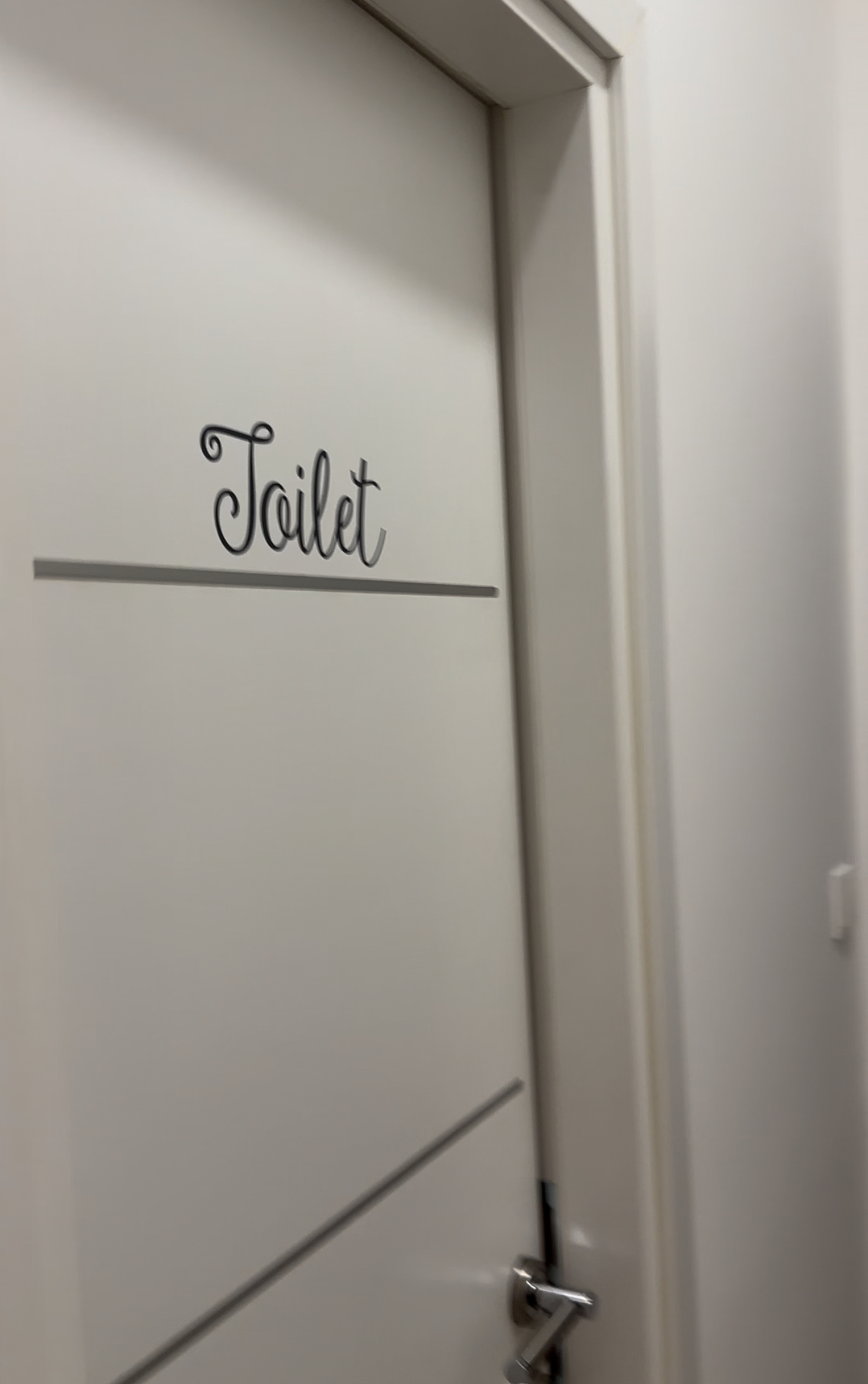 Toilet Door Sticker - TenStickers