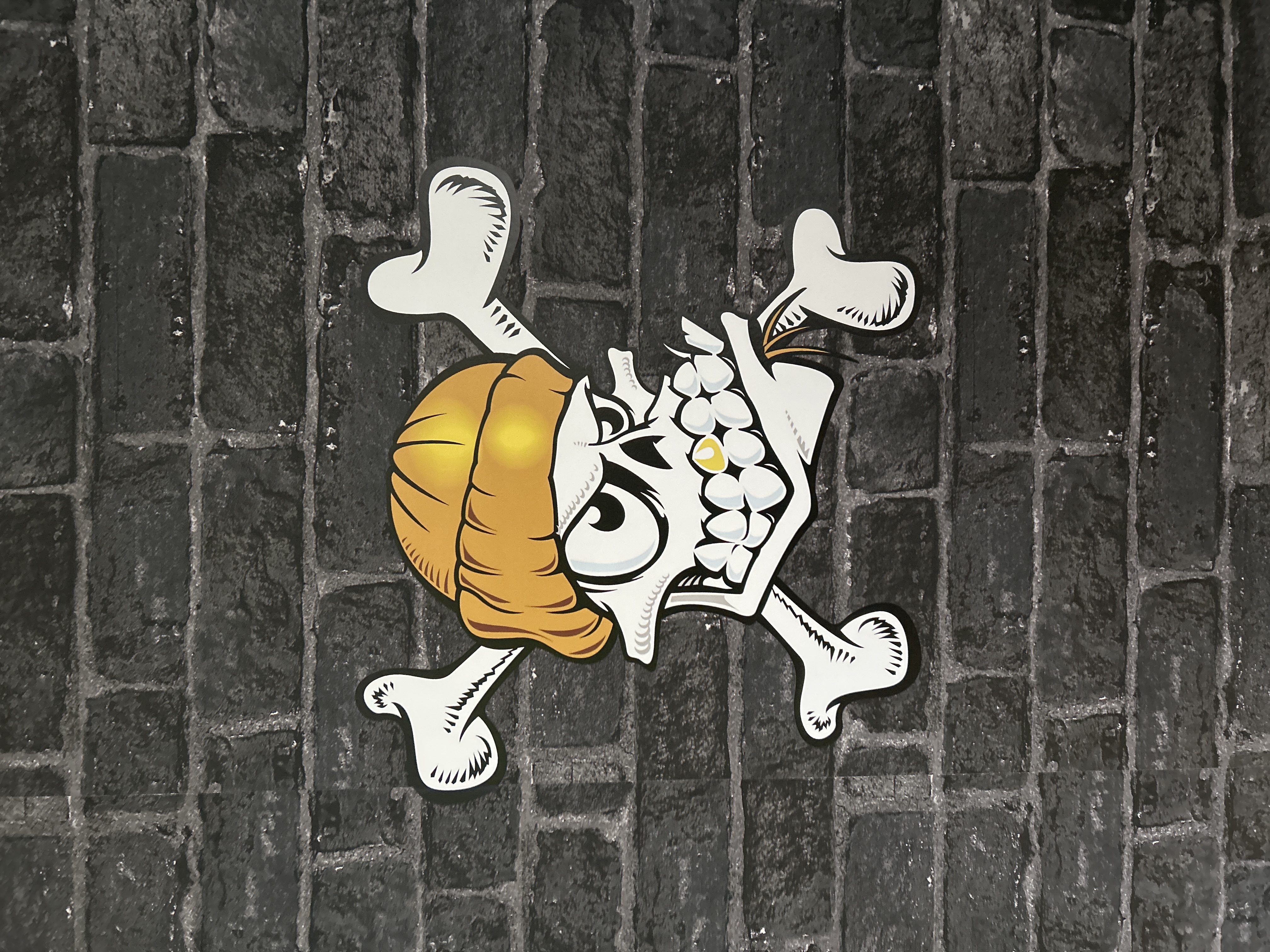 Sticker decorativo teschio skater - TenStickers