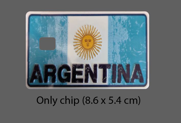 Customised photo credit card sticker - TenStickers