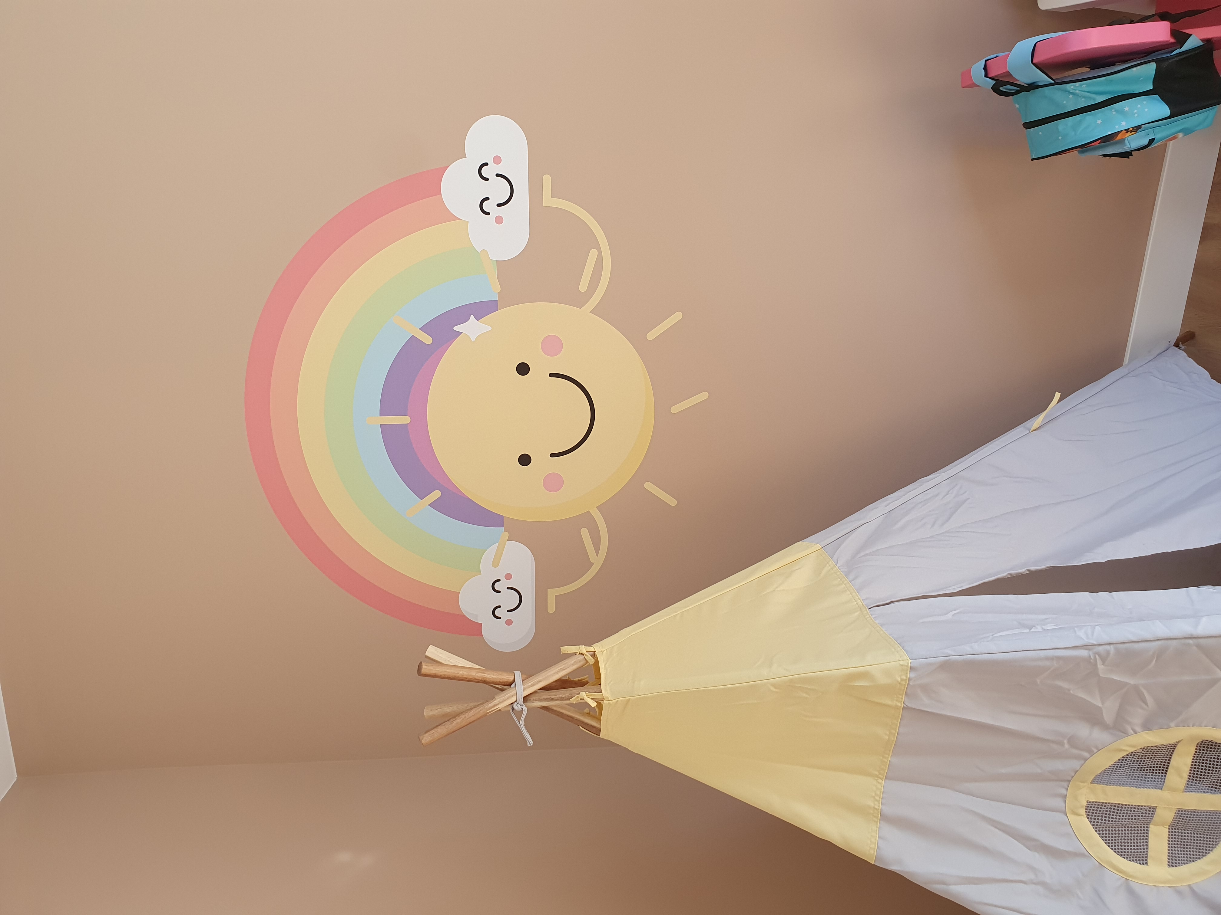 Custom tinker bell silhouette fairy wall sticker - TenStickers