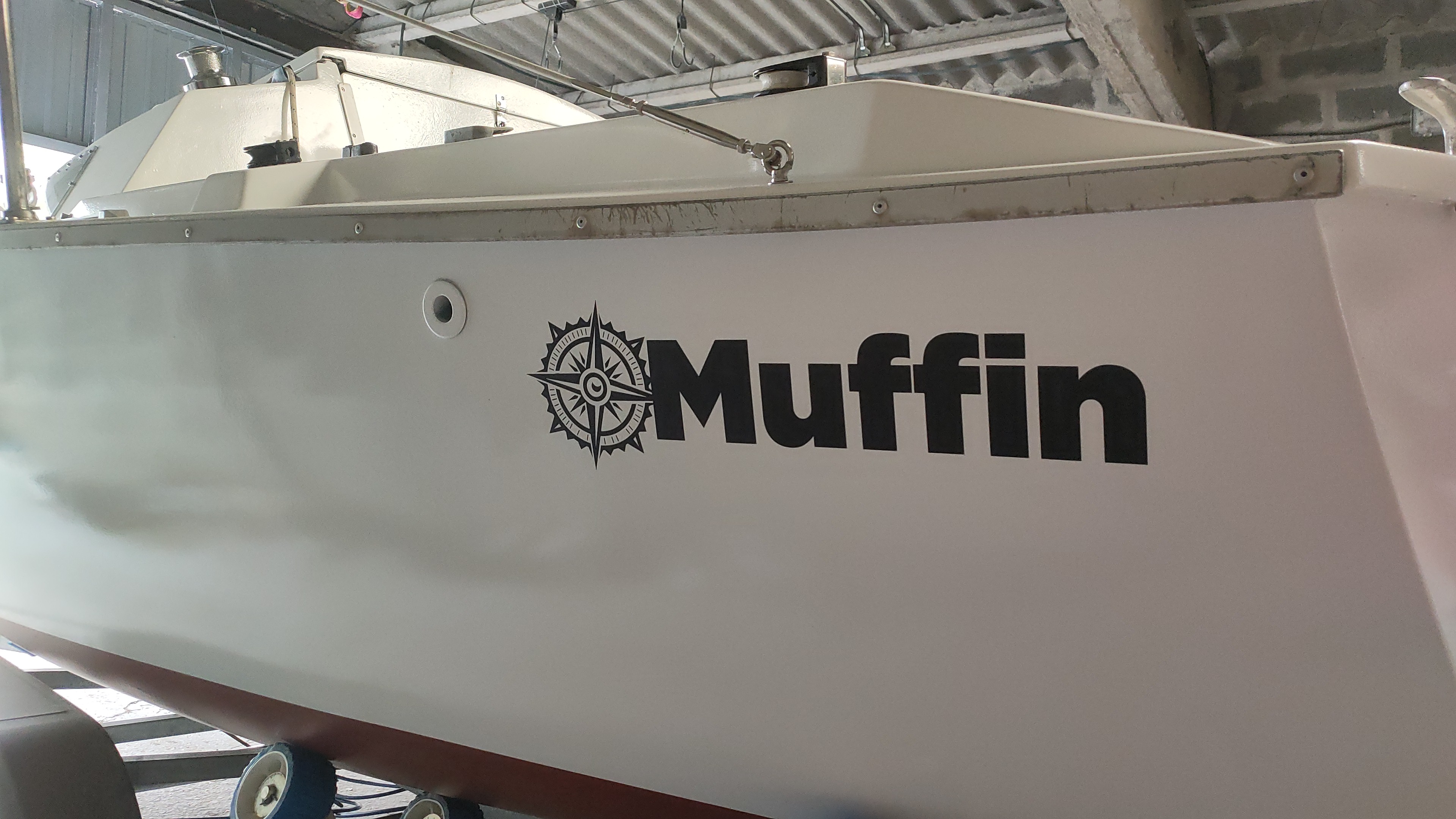 Sticker bateau rose des vents personnalisable - TenStickers