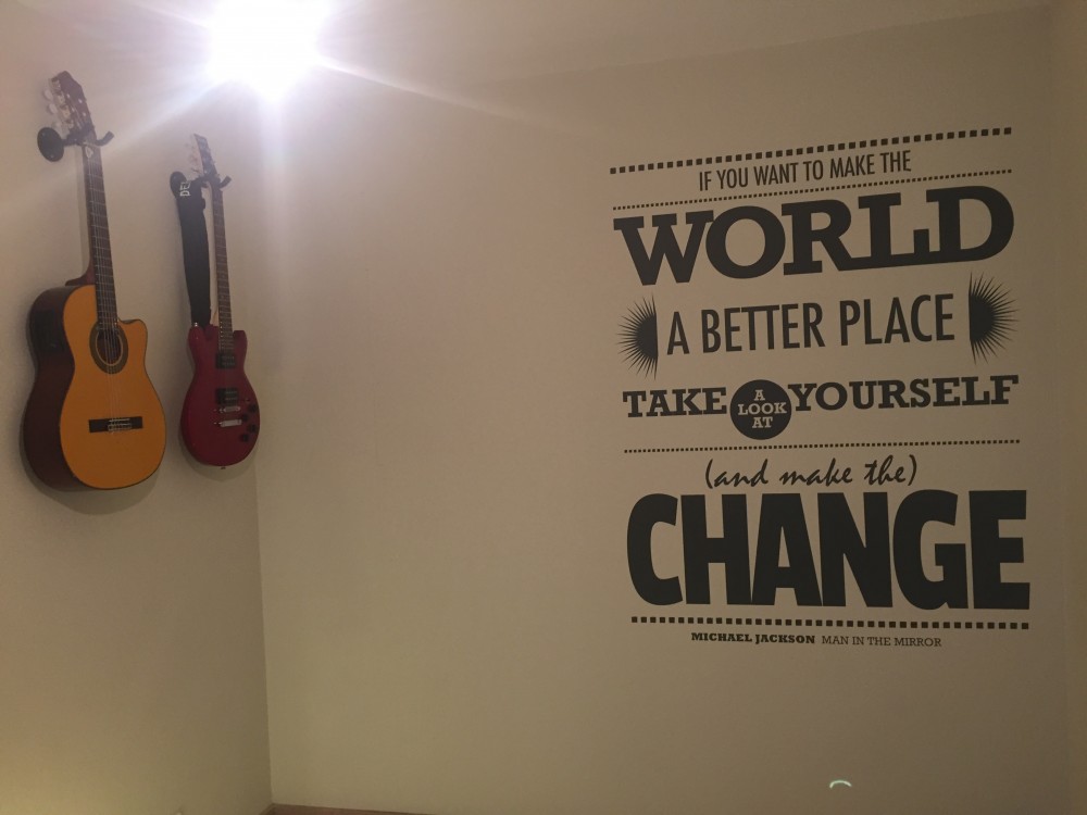 Sticker man in the mirror Michael Jackson - TenStickers