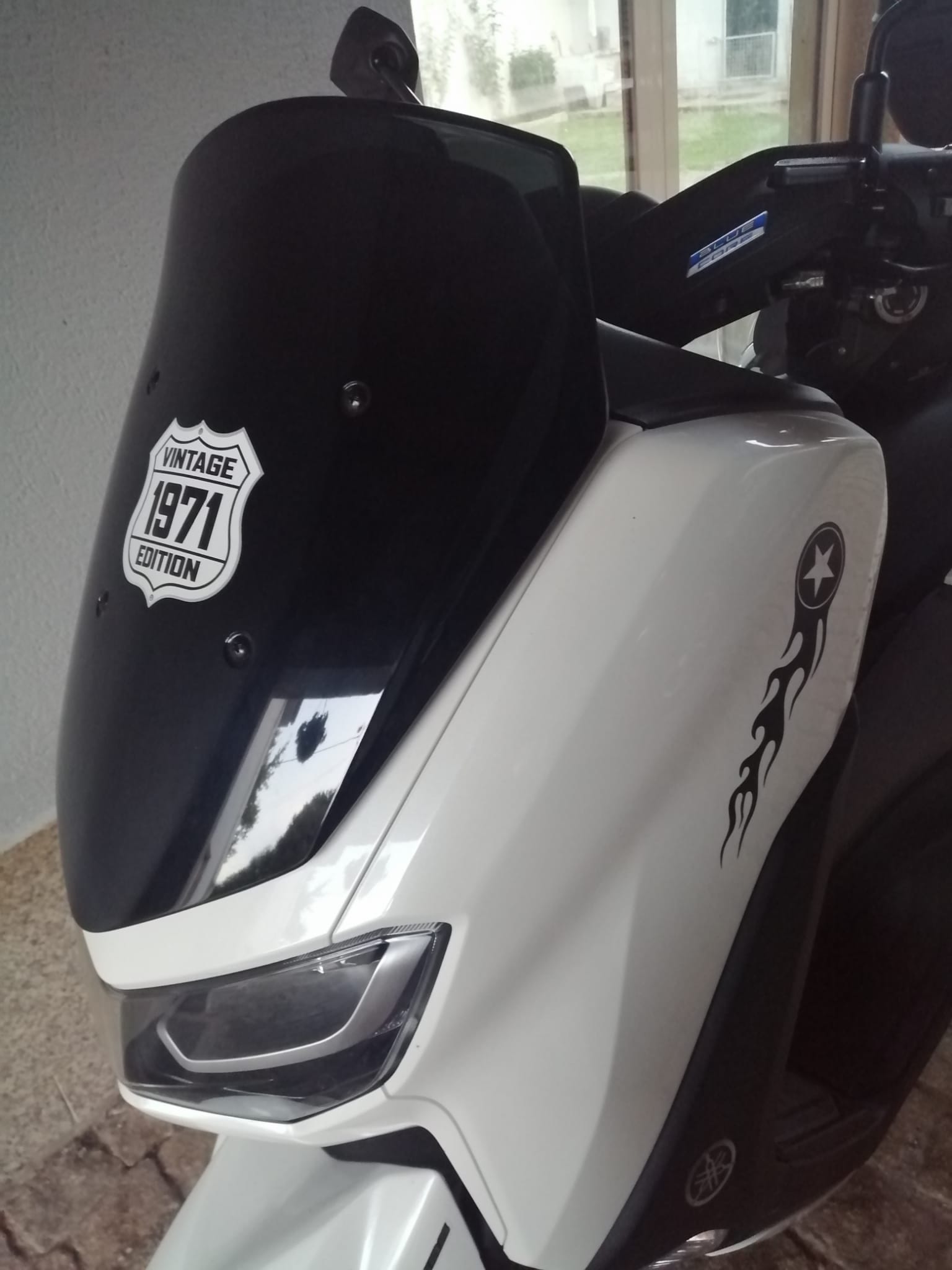 Vintage motorcycle Motorcycle stickers - TenStickers