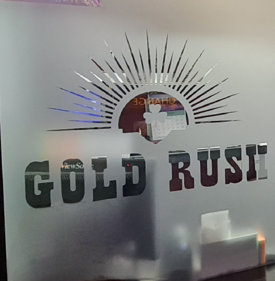 Translucent logo shop window sticker - TenStickers