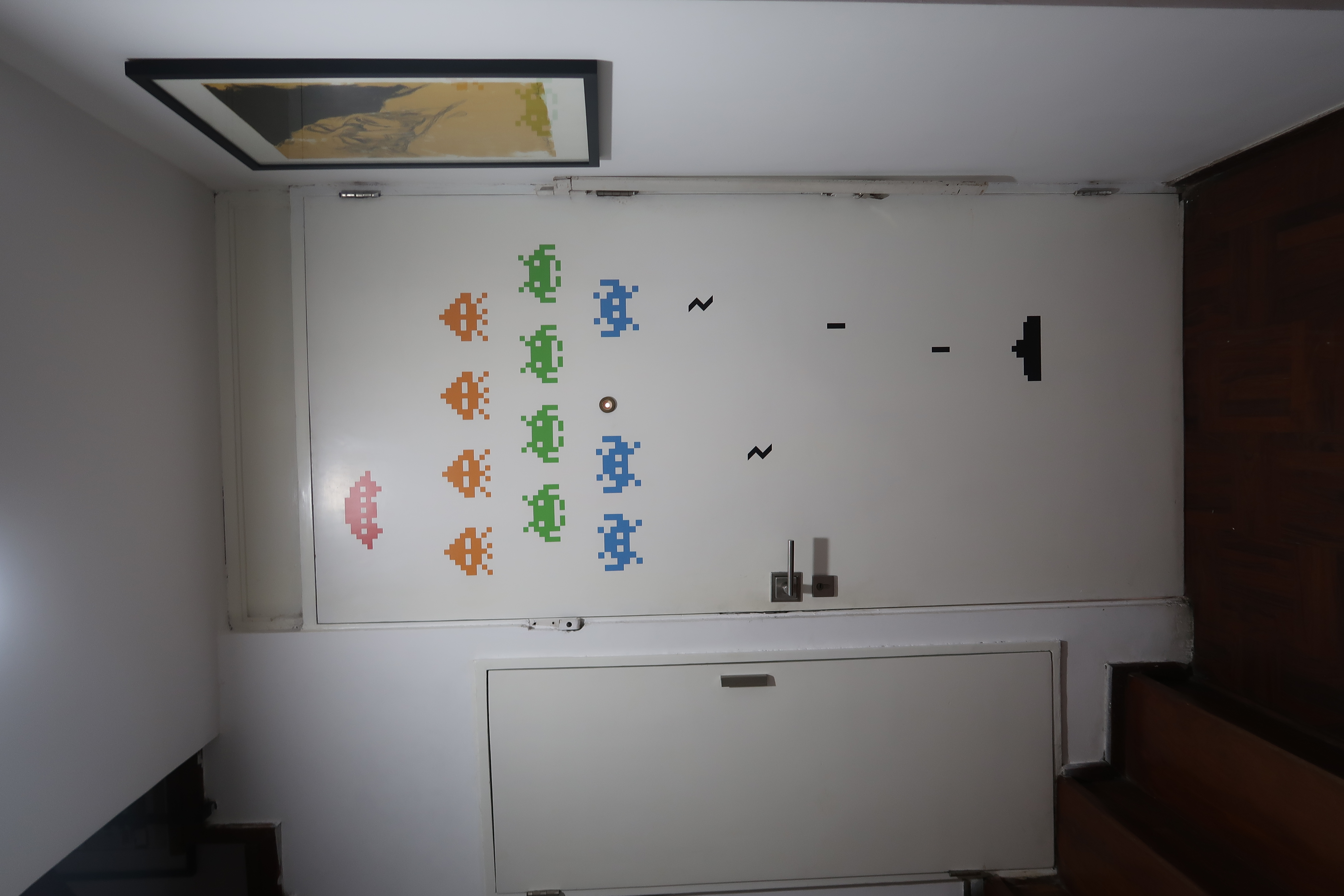 Space Invaders Wall Sticker - TenStickers