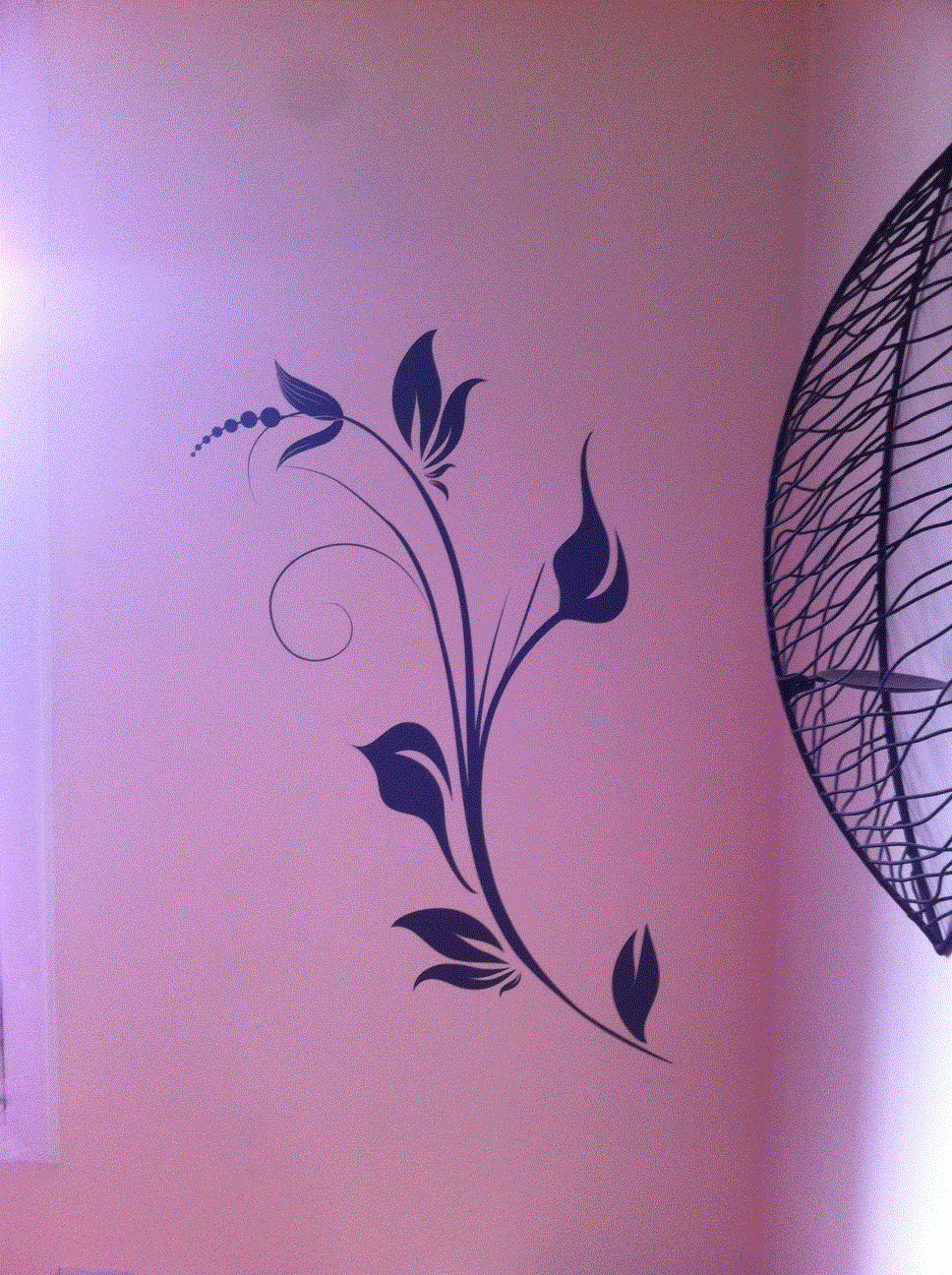Ornamental Corsage Floral Wall Sticker - TenStickers