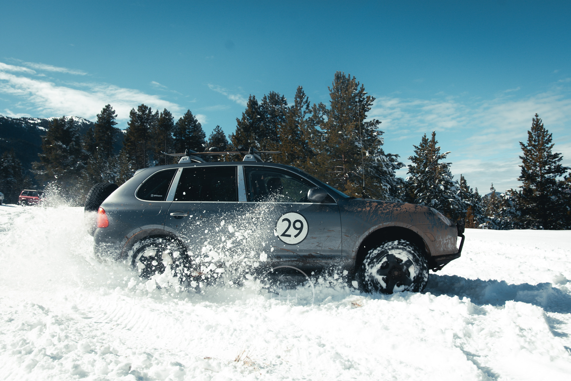 Rounded number car sticker