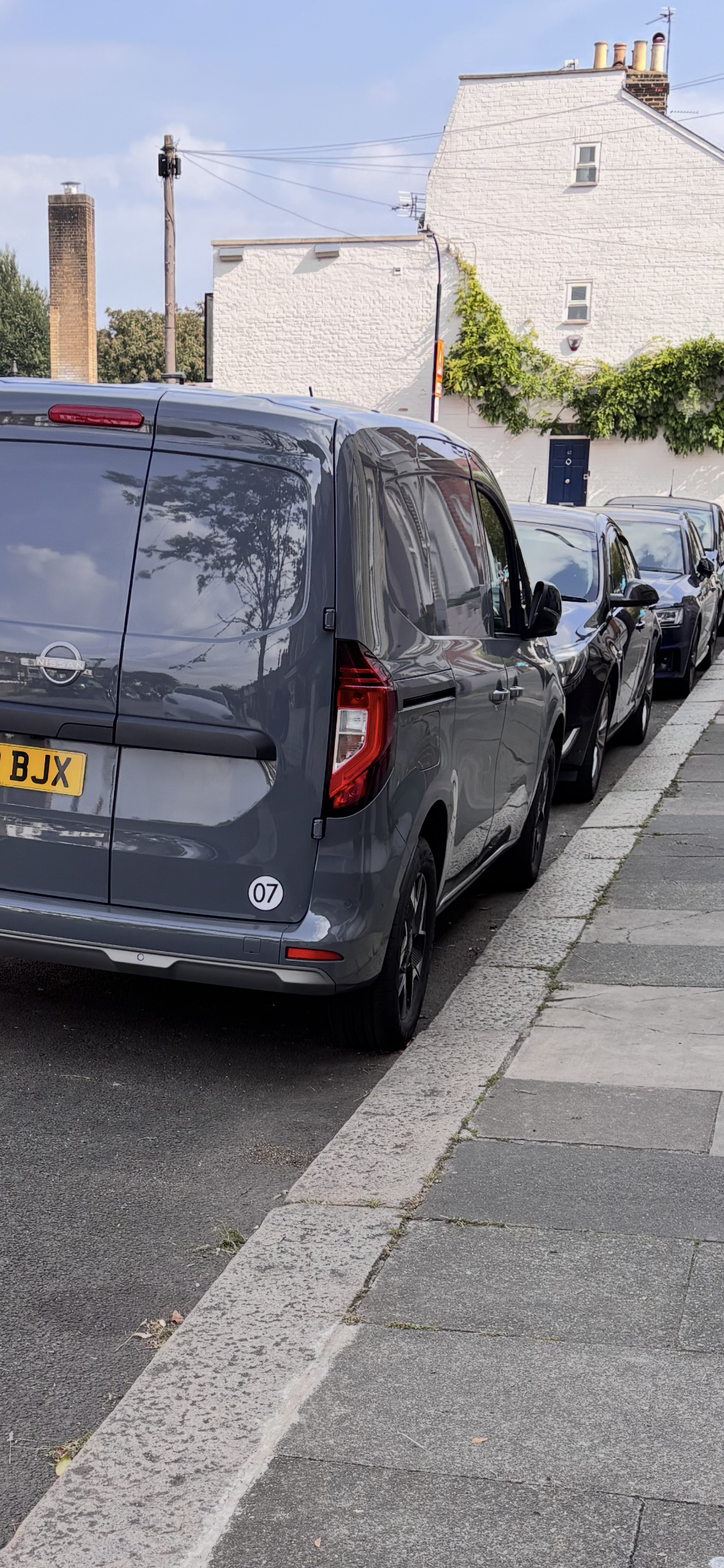 Rounded number car sticker