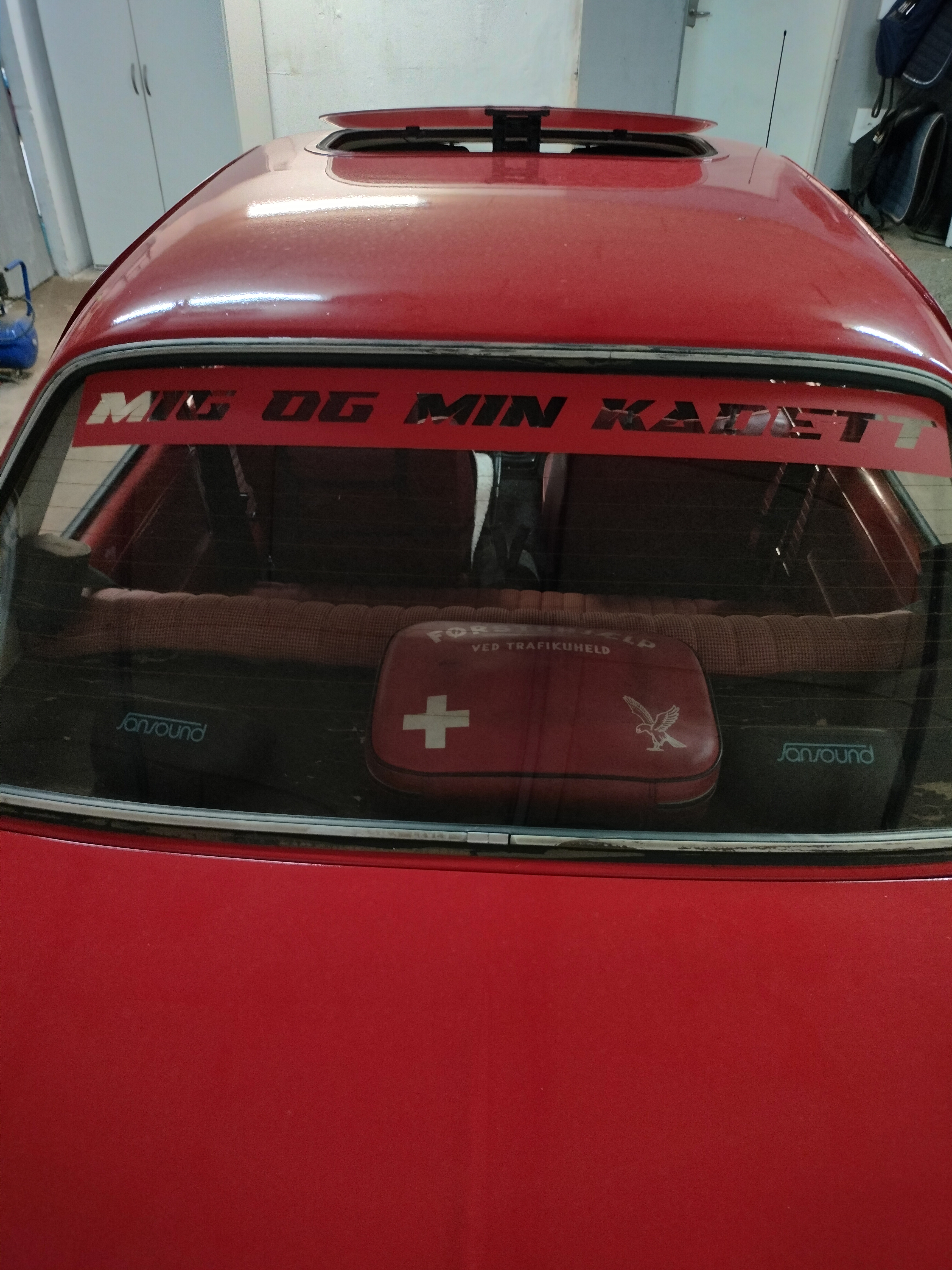 Custom sun visor text car sticker - TenStickers