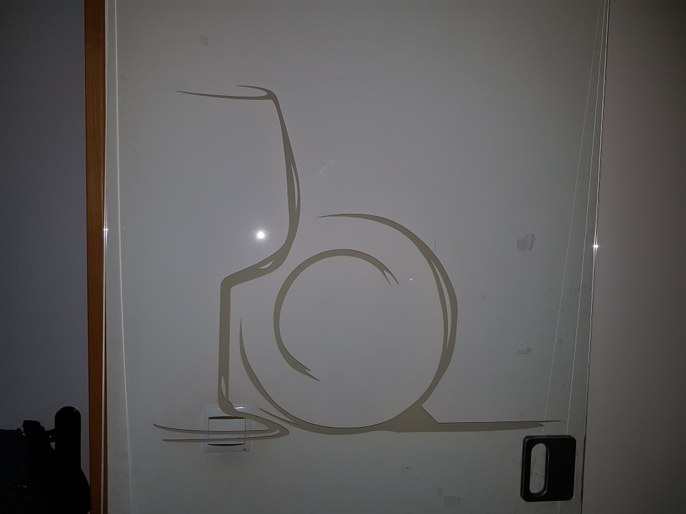 Sticker mural verre à vin - TenStickers