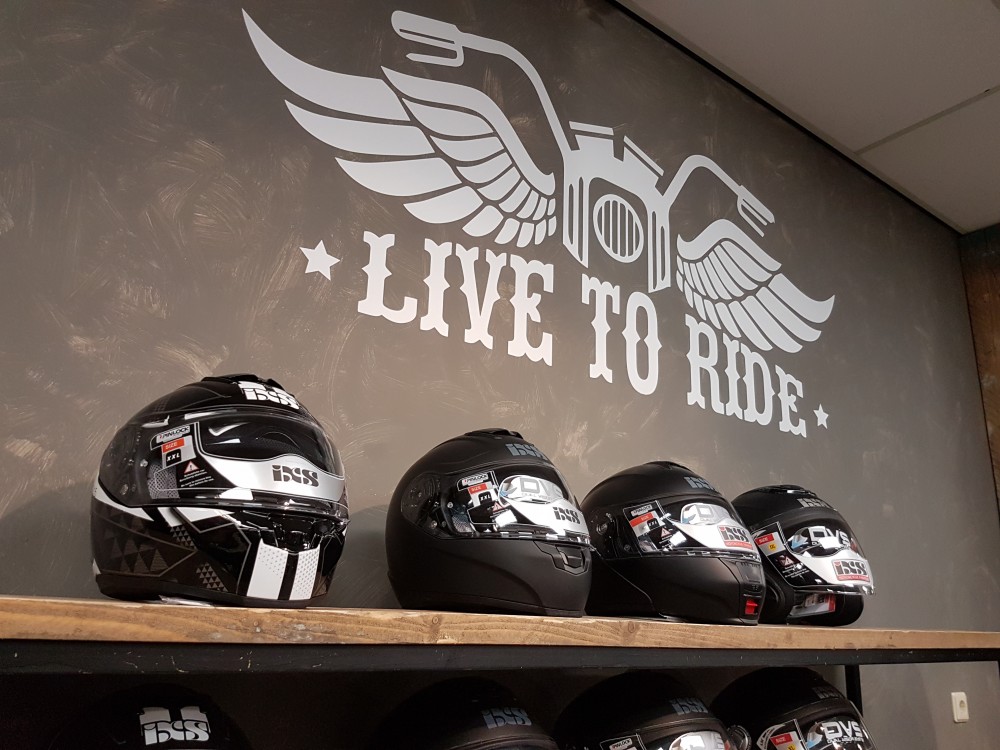 Sticker live to ride moto - TenStickers