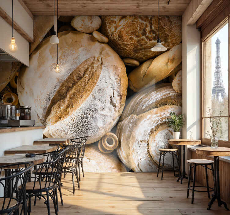 French bakery wall mural