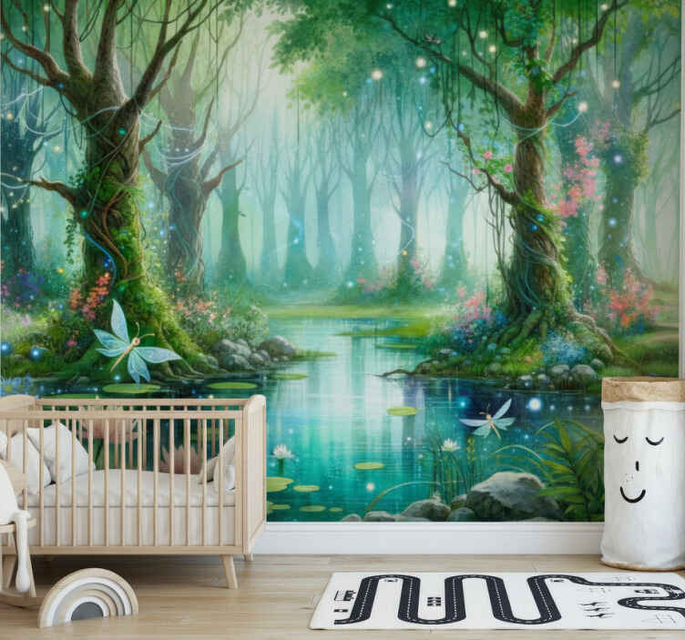 Foto tapete šumski bajkovita freska