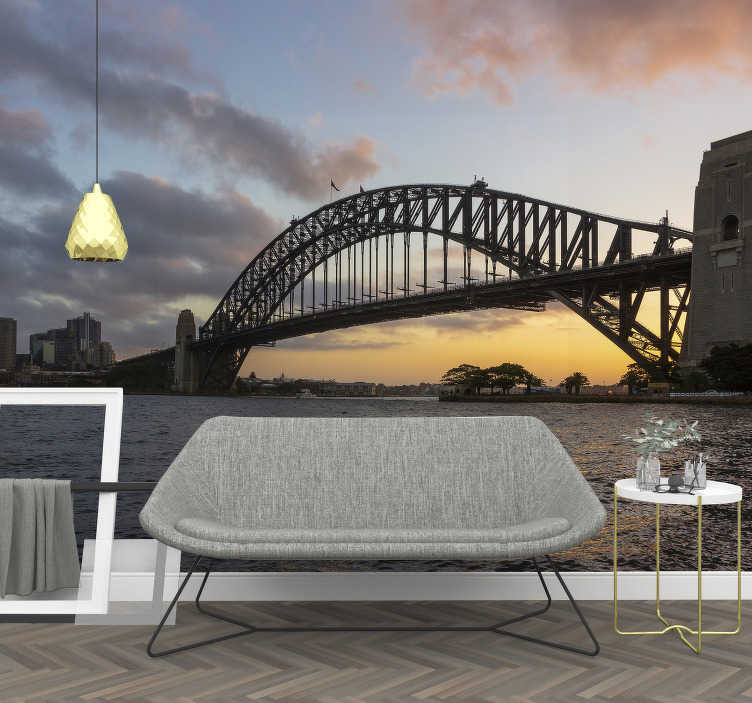 Australian Bridge in Sydney Wall Murals for Bedrooms - TenStickers