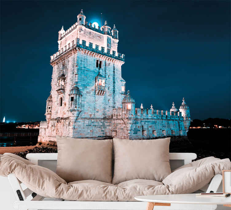 Fotomurais de Parede Lisboa torre de belém - TenStickers