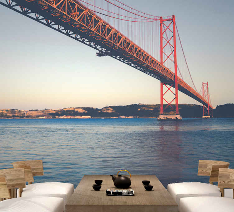 Fotomurais de Parede Lisboa tejo - TenStickers