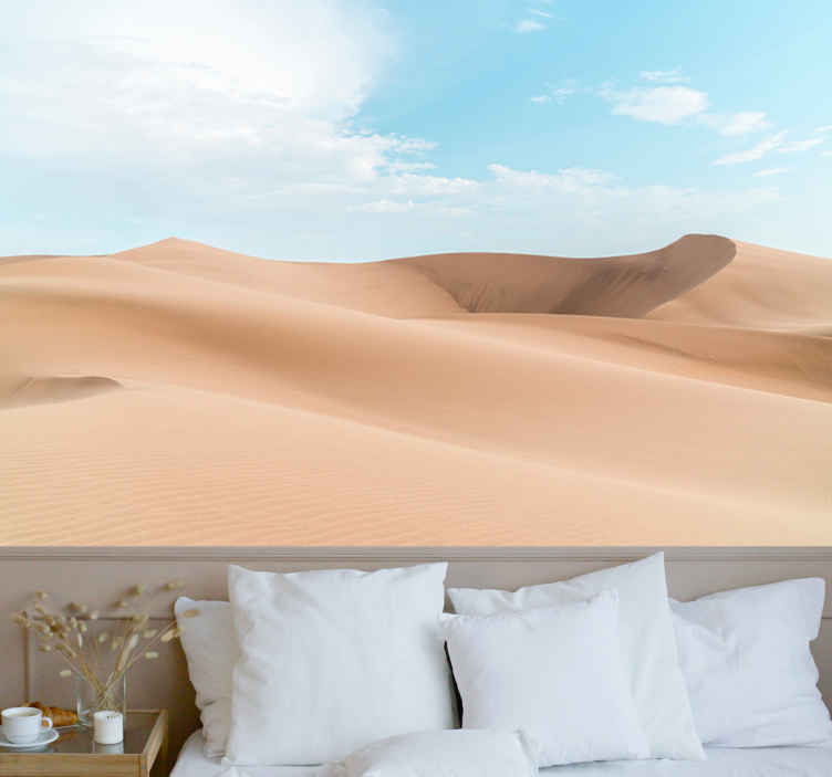 Sunrise in desert mural wallpaper - TenStickers