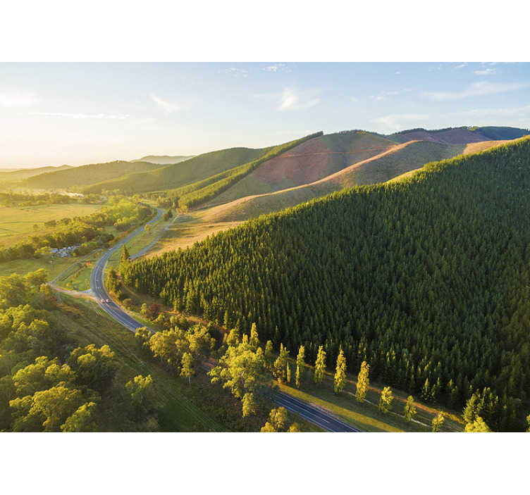 Australian countryside landscape wall mural - TenStickers