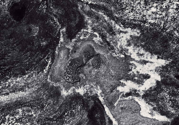 Juodai balti akmenys svetainės paveikslas - „Tenstickers“