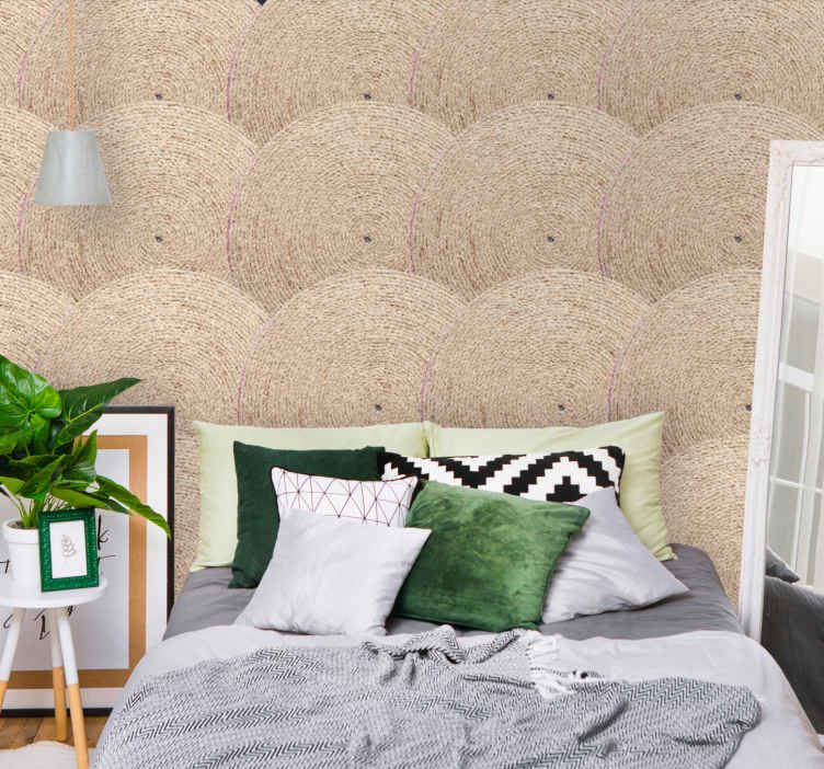Natural Woven Texture wall mural pattern
