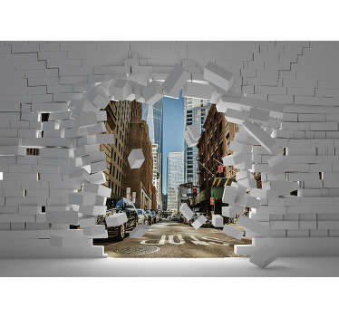 3D Visual Effect Wall Murals - TenStickers