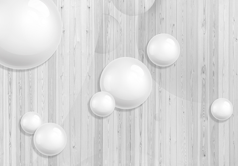 3d sferos sienos freska - „Tenstickers“