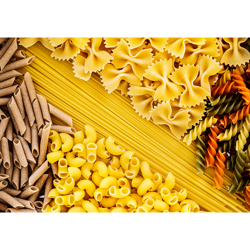 Different Pasta pattern wall mural - TenStickers
