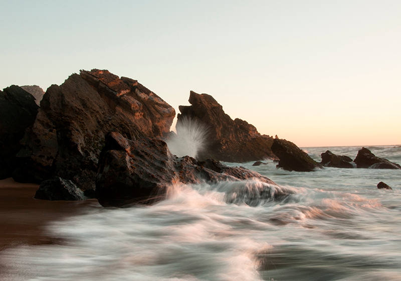 Atlantin aallot valokuvatapetti - Tenstickers
