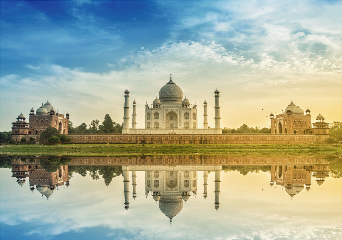 Taj mahal fototapeta tapet - Tenstickers