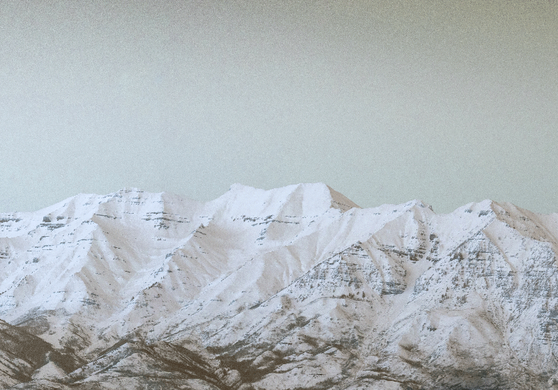 Snowy Landscape mountain wall mural
