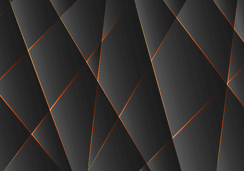 Juodi geometrinio efekto 3d tapetai - „Tenstickers“