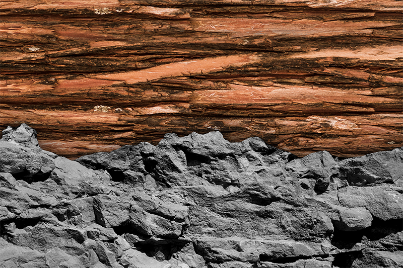 Earthy Textured Layers wall mural