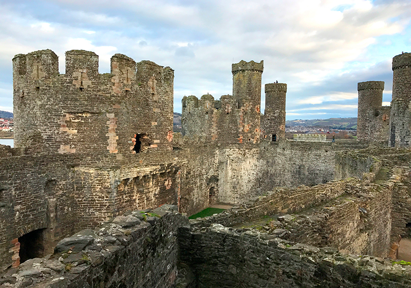 Medieval Castle Ruins wall mural city