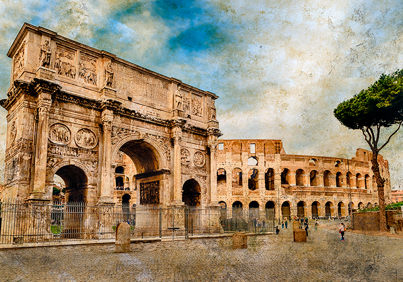 Murales De Pared De La Antigua Roma