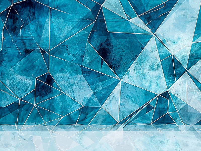 Night metropolis abstract mural wallpaper