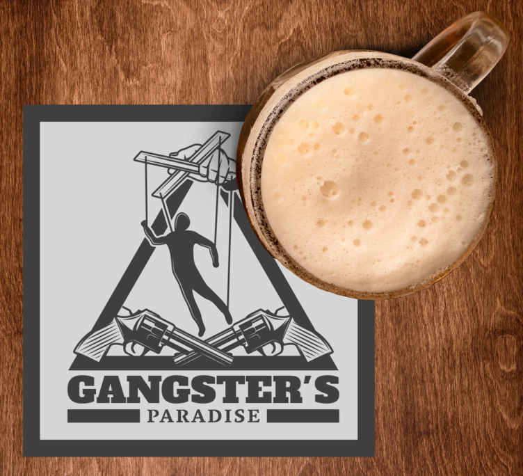 γκάνγκστερ ομάδα ρετρό σουβέρ - TenStickers