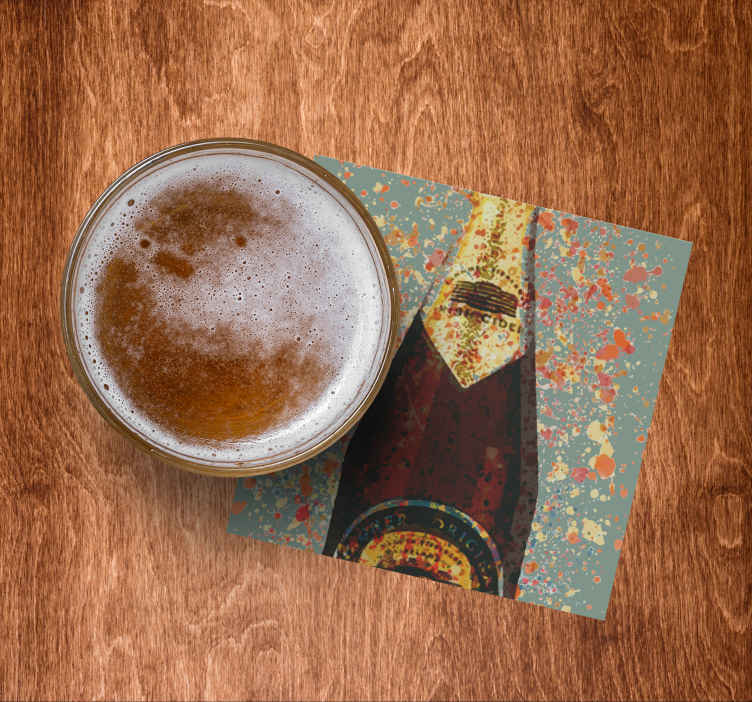 Cider Art Splash beer coaster - TenStickers