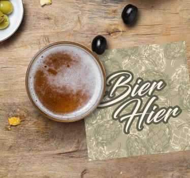 Fantastische en originele bier onderzetters - TenStickers