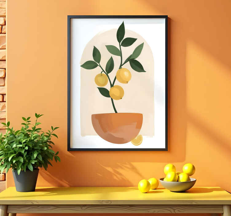 Small fruit tree plant poster