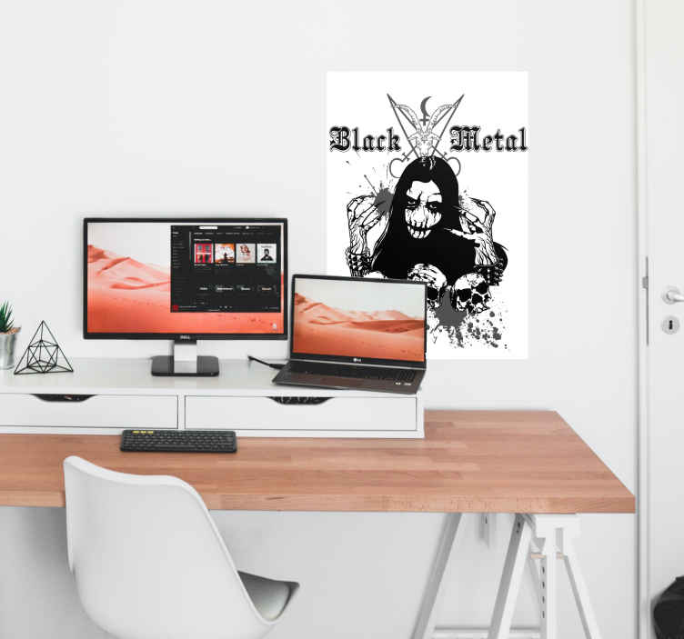 Metal Music poster print - TenStickers