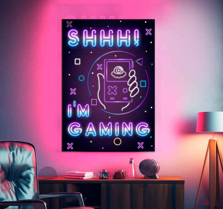Pôster de videogame i am gaming