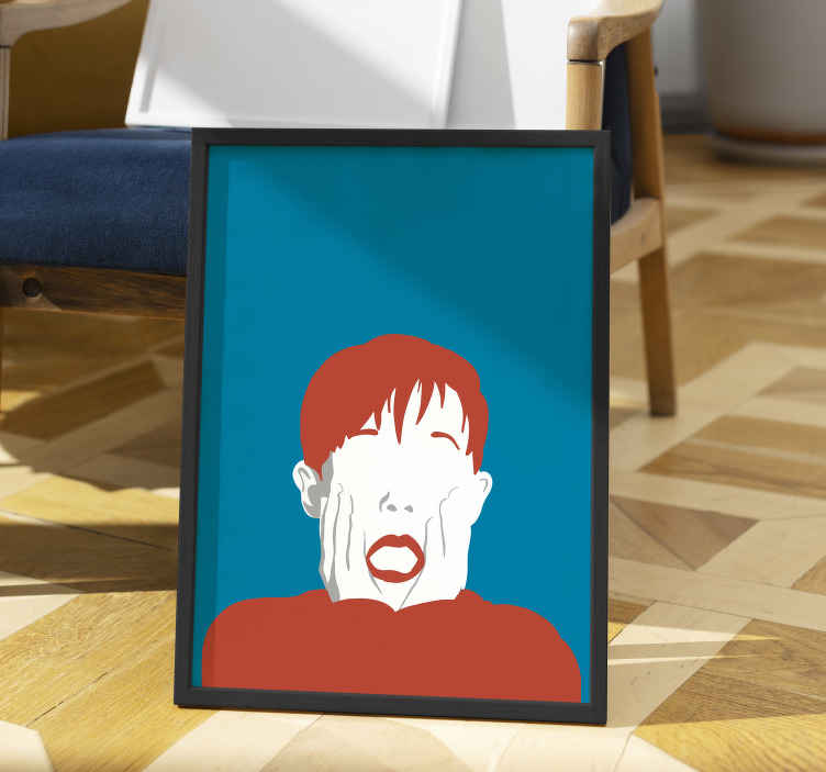 Scared Kid 90s Film Poster - TenStickers